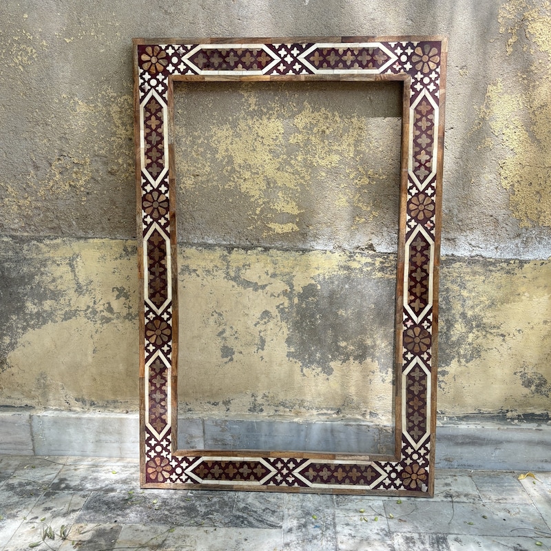 Bone Inlay Mirror - Etsy