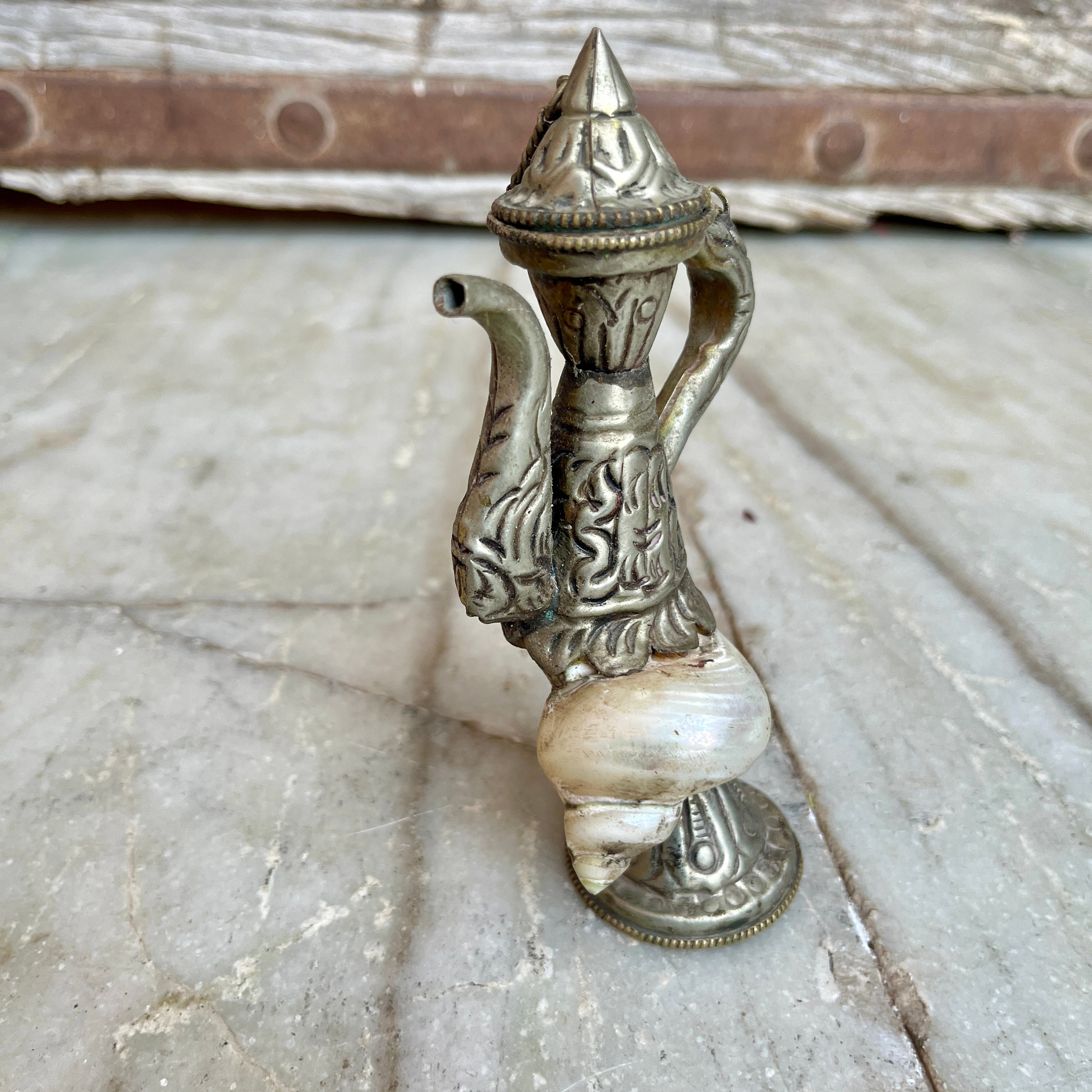 German Silver Surai, Silver Coating Curio, Indian Handicraft, Hand ...