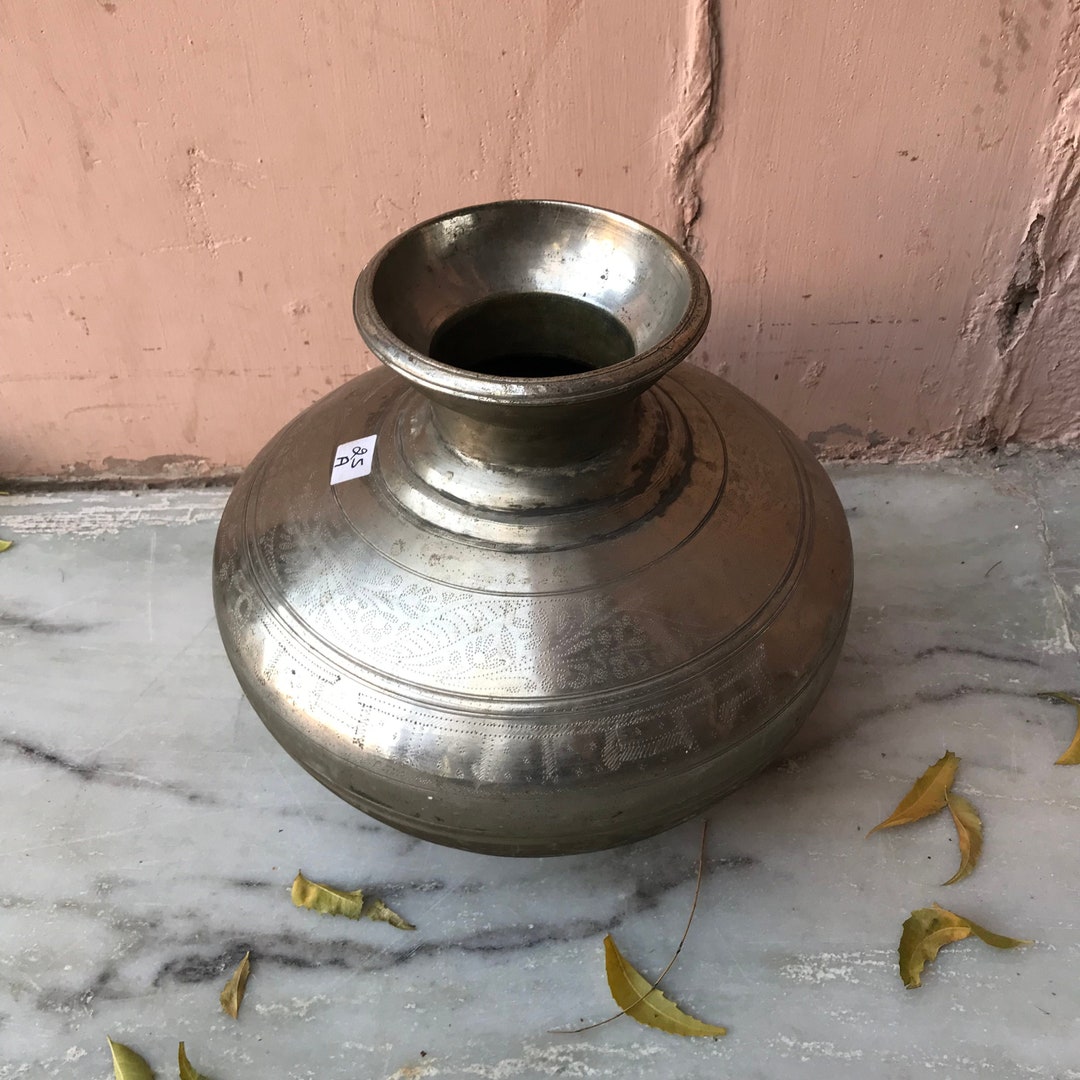 Traditional Water Pot, Silver Water Pot, Vintage Collectible Piece ...