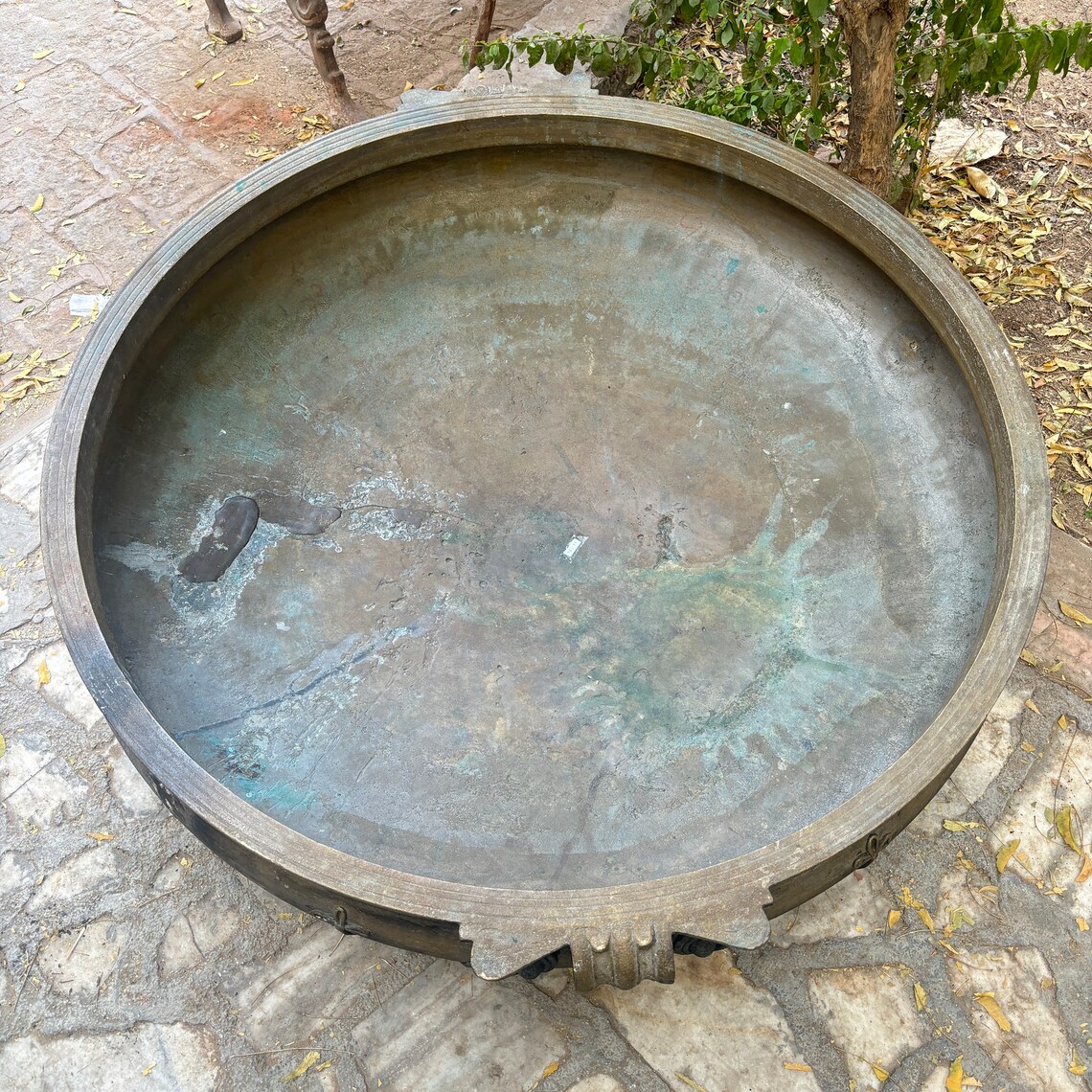 Kerala Uruli, Large Bronze Round Urli Bowl, Indian Bronze Art, Urli ...