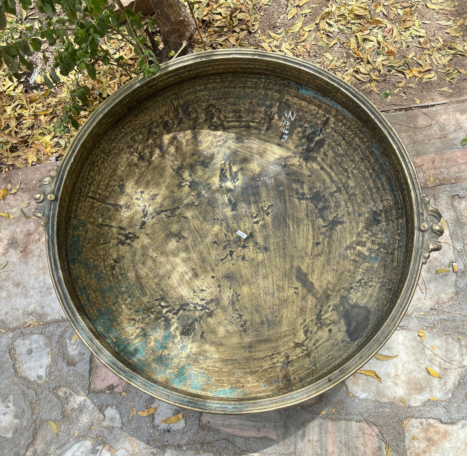 Traditional Bowl Urli, Old Brass Round Urli Bowl, Indian Brass Art ...