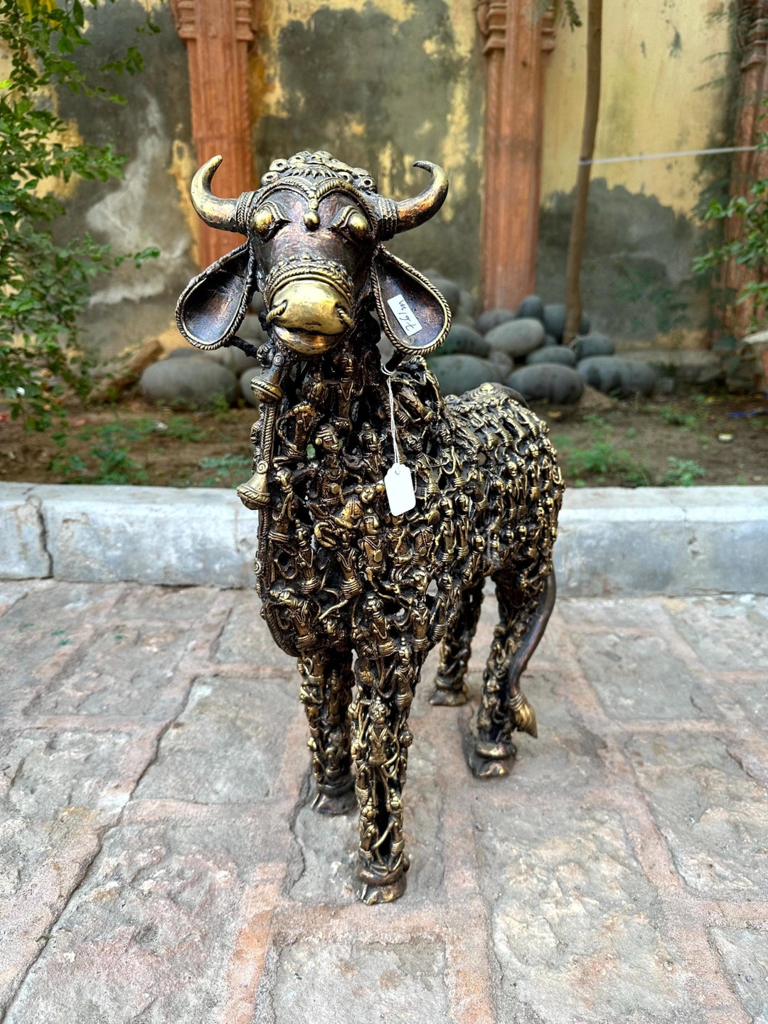 Dhokra Mannequin Brass Nandi | Nandi Statue | Timeless Beauty of Dhokra ...