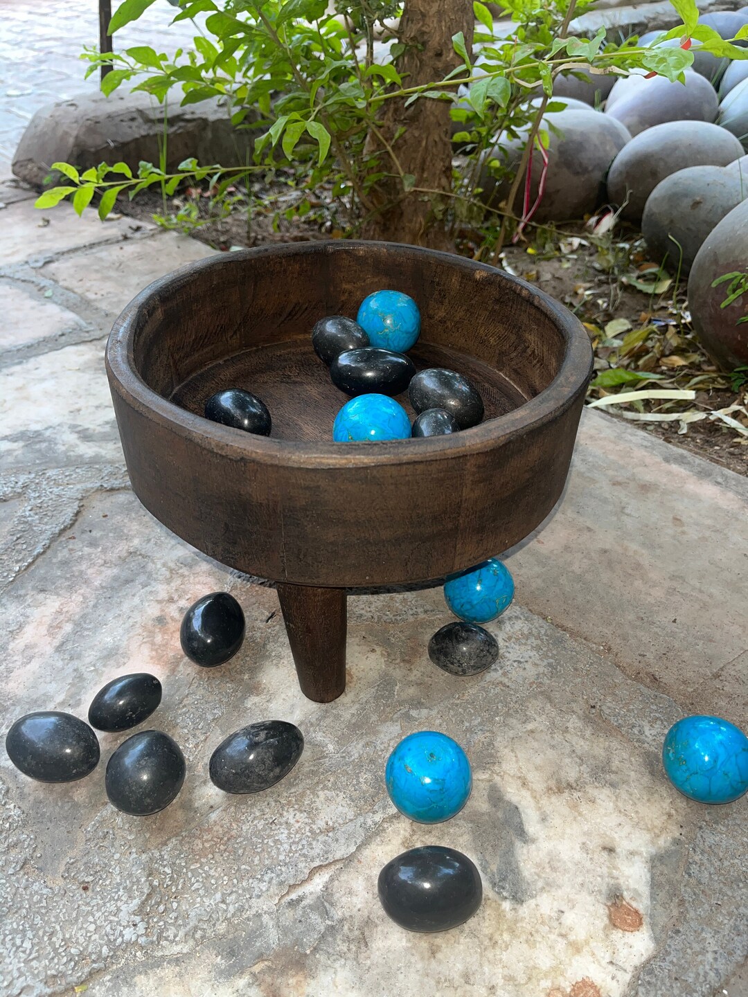 Ethnic Home Decor, Wooden Traditional Cooking Uruli, Utensil Urli ...