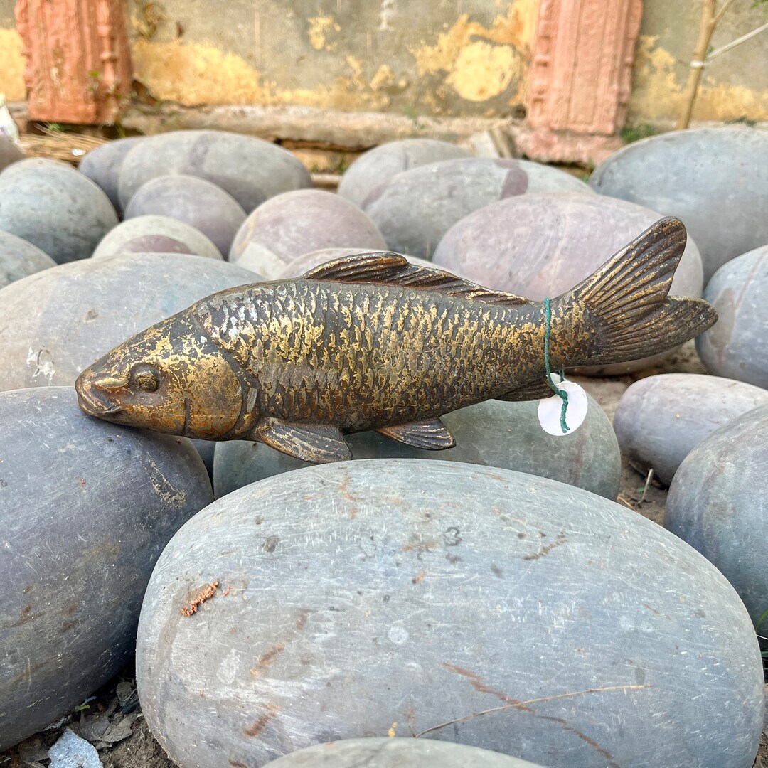 Hand Carved Brass Fish Sculpture, Decorative Statue, Fish Lover, Animal ...