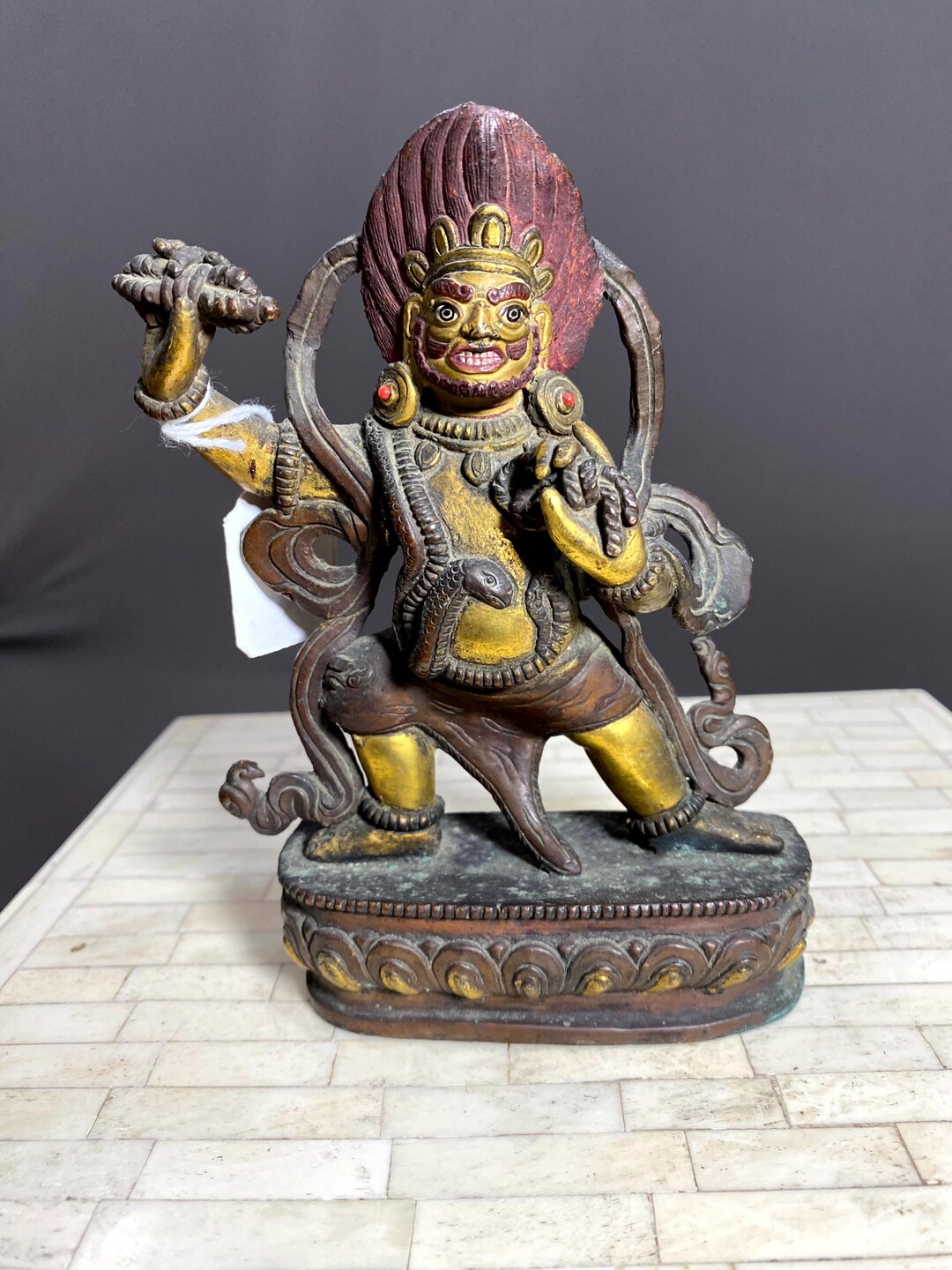 Buta Damara Vajrapani Statue, Handcrafted Emblem of Power, Powerful ...