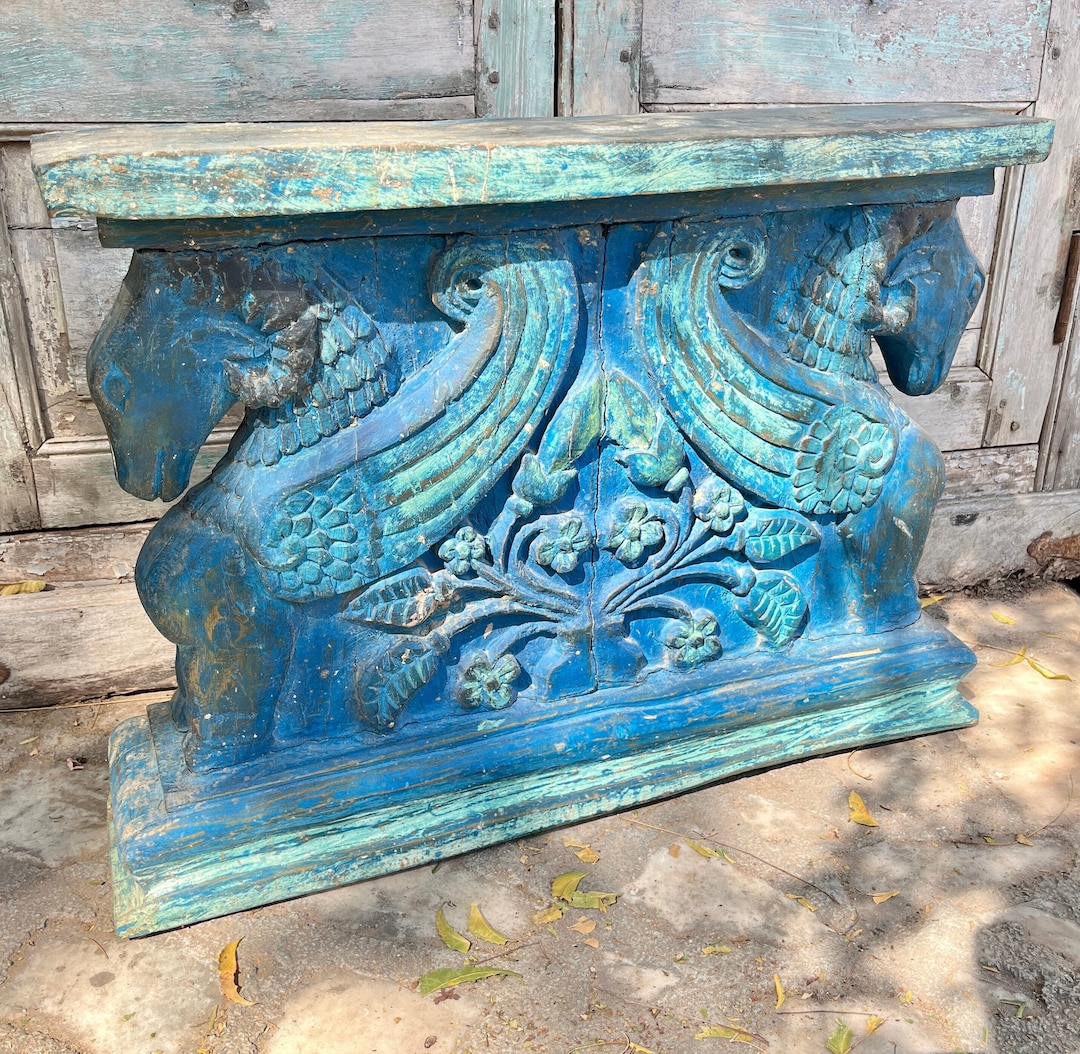 Wooden Hand Carved Wall Shelf,distressed Wall Hanging,rustic Wall Decor ...