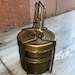 Brass Lunch Box With 2 Compartments Indian Kitchen Decor - Etsy