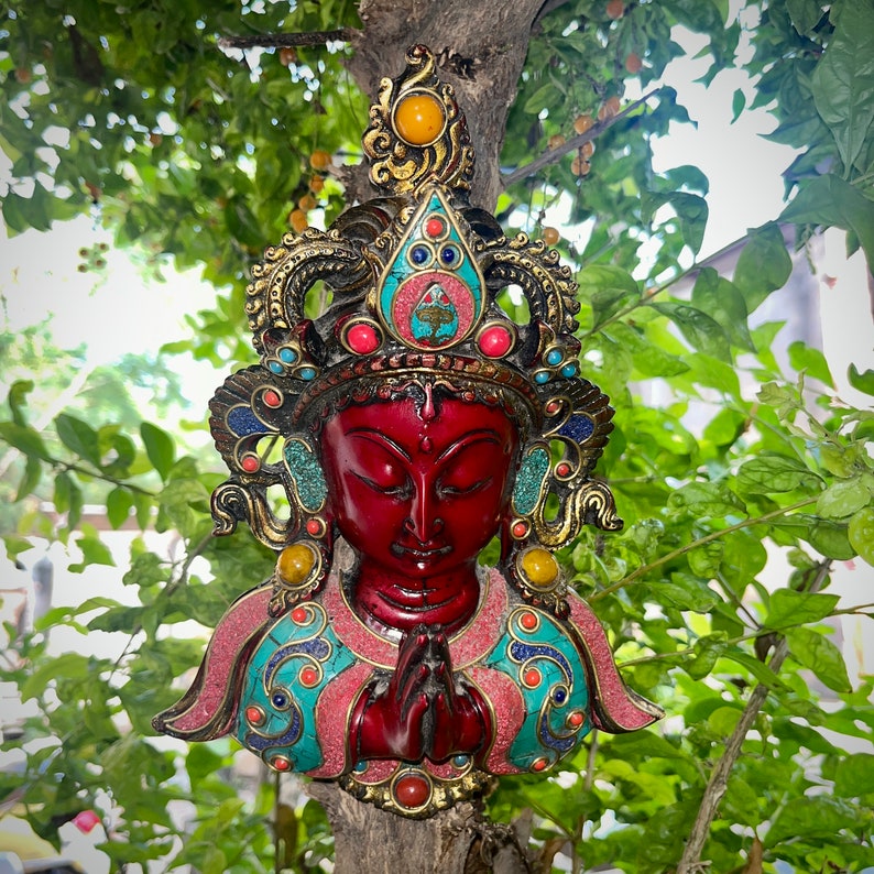 Hand Painted Welcoming Tara Wall Hanging, Wall Decor Gifts, Spiritual ...