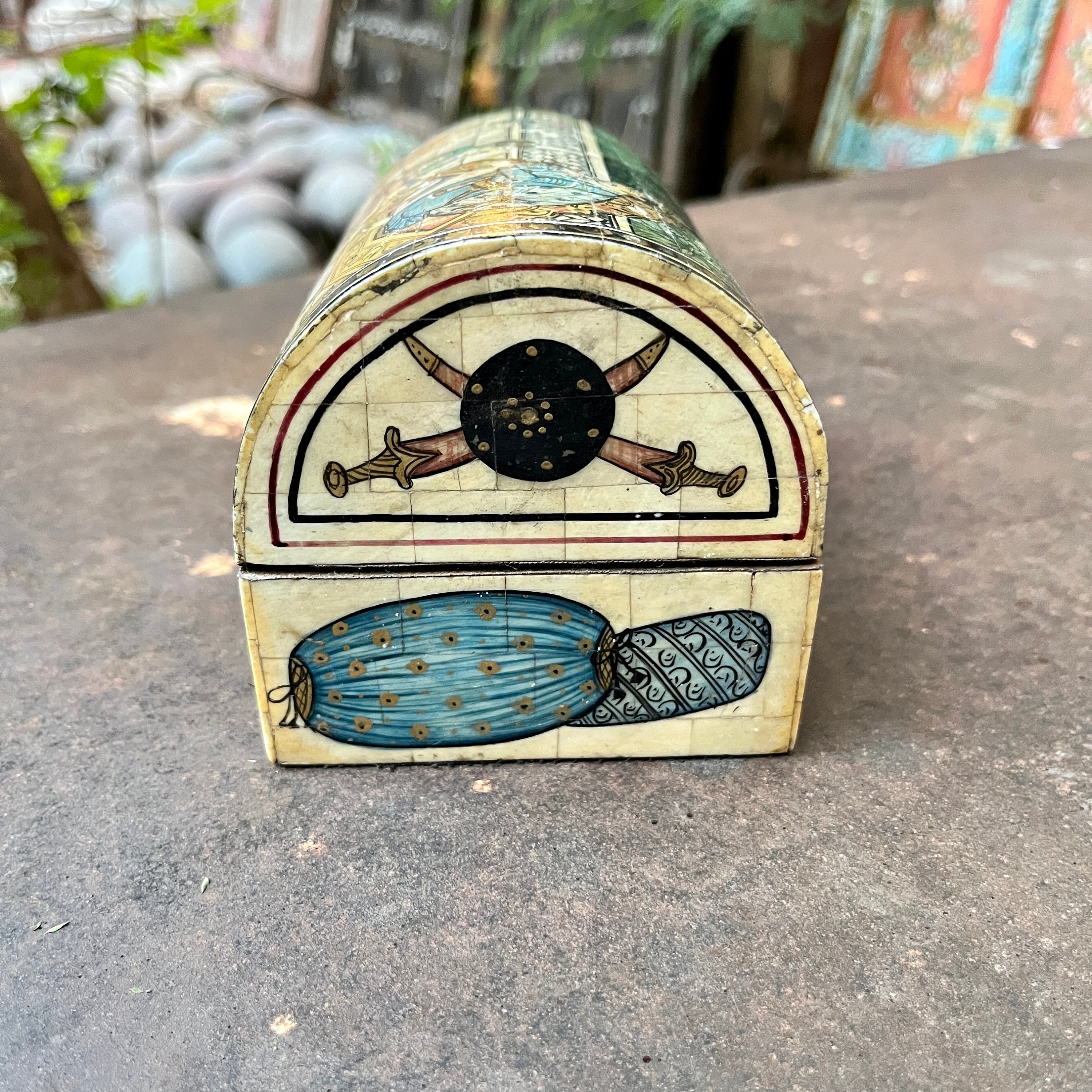 Keepsake Box, Mughal Era Artwork Bone Inlay Box , Jewlery Box, Trinket ...