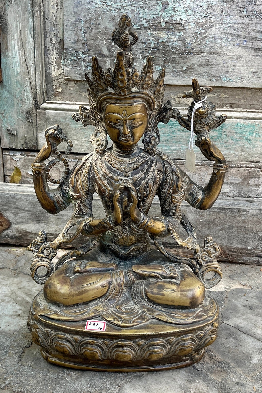 Buddha Goddess Idol Statue, Spiritual Brass Lord Buddha Sculpture ...