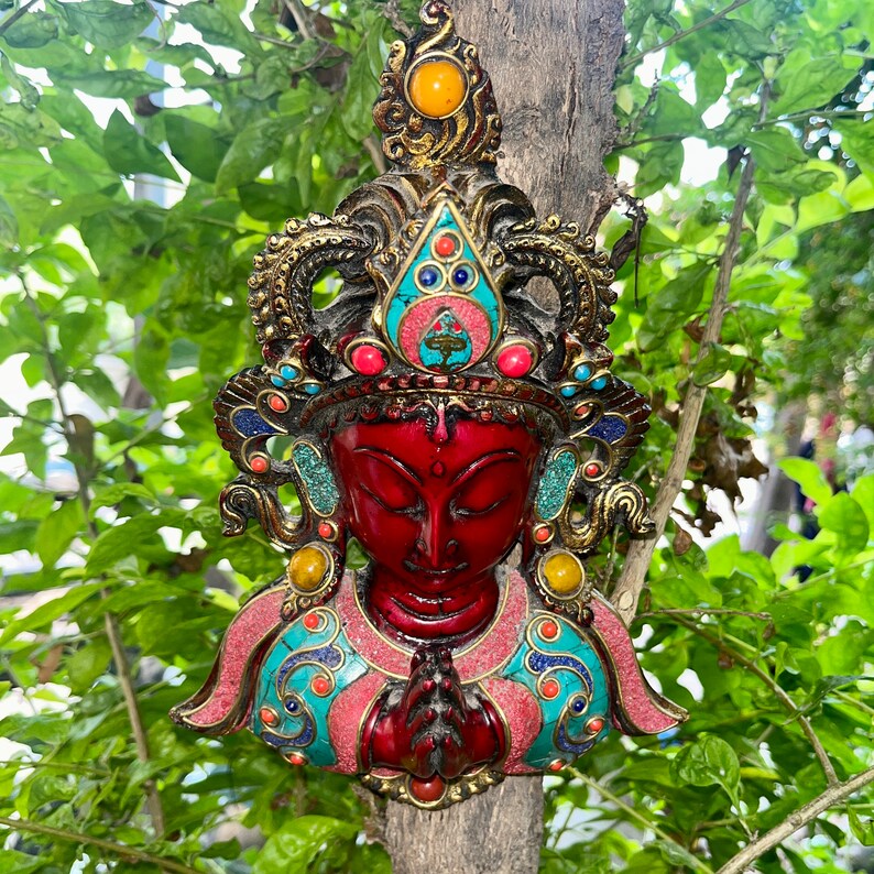 Hand Painted Welcoming Tara Wall Hanging, Wall Decor Gifts, Spiritual ...