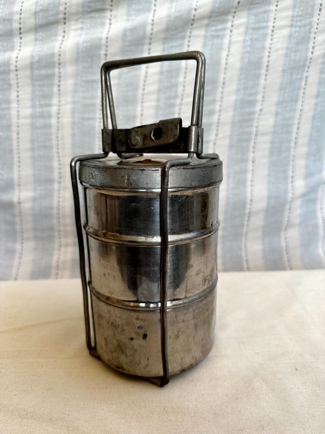 Indian Kitchen Decor, Antique Old Box, Collectible Tiffin Box, Indian ...