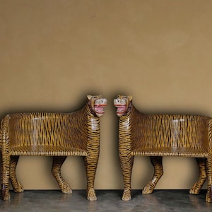 Ethnic Chair Art, Maharaja Indian Chair, Vintage Look Hand Painted ...