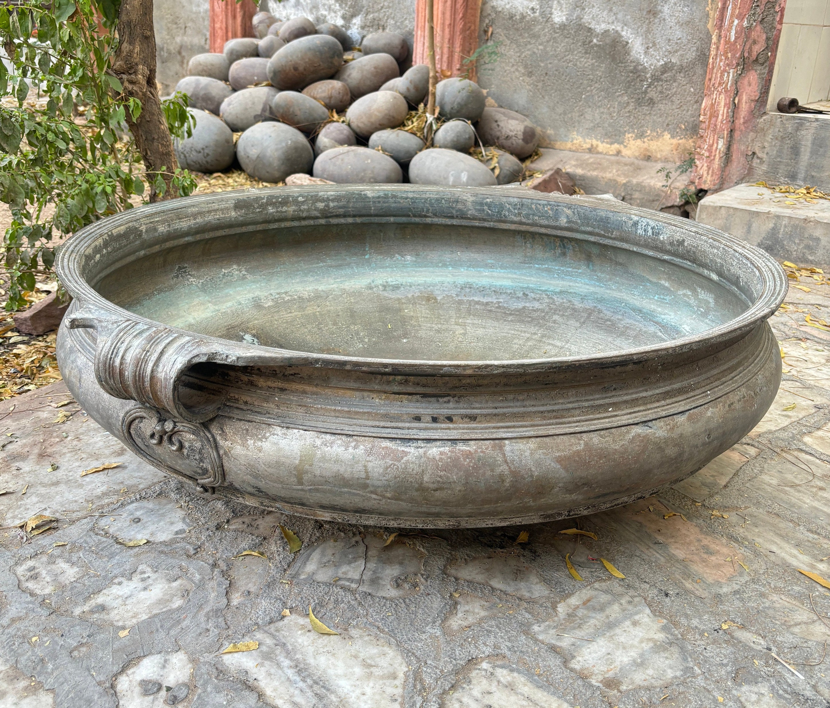Indian Bronze Art, Urli Decor, Collectible Kerala Uruli, Decorative ...