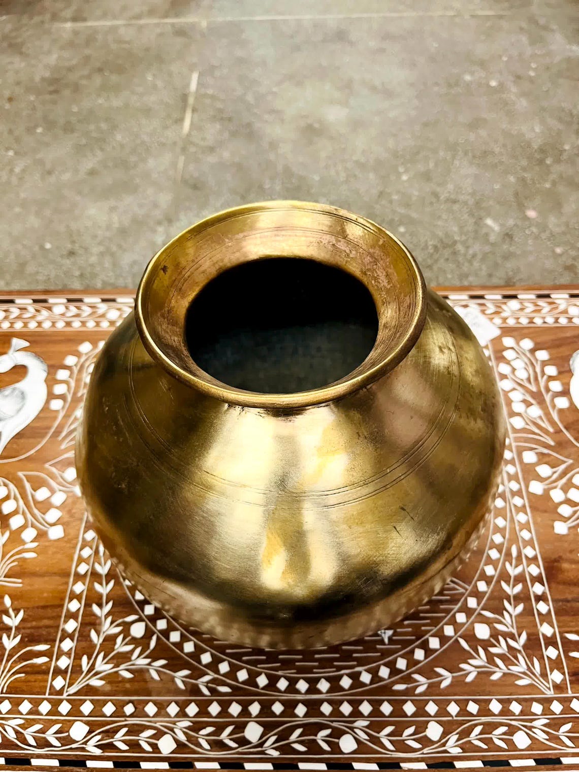 Indian Water Pot, Brass, Bohemian Home Style, Farmhouse Decor ...