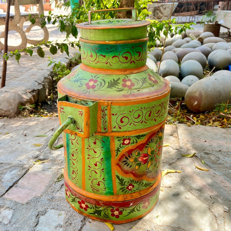 Painted Milk Cans - Etsy