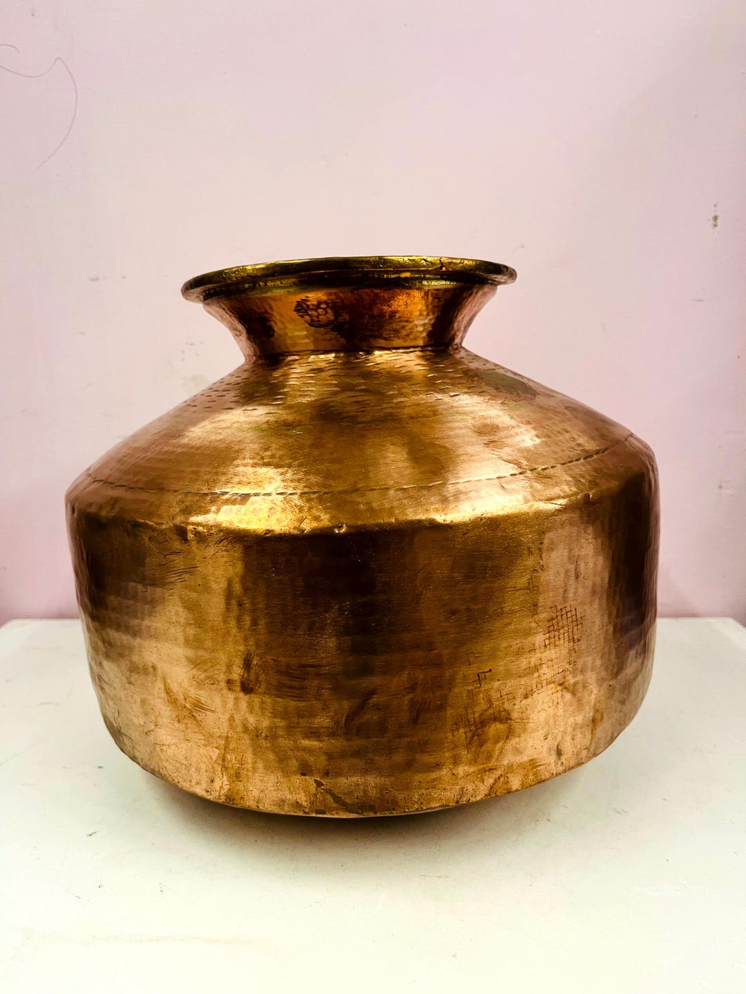 Indian Traditional Water Pot Vintage Elegance, Handcrafted Brass ...