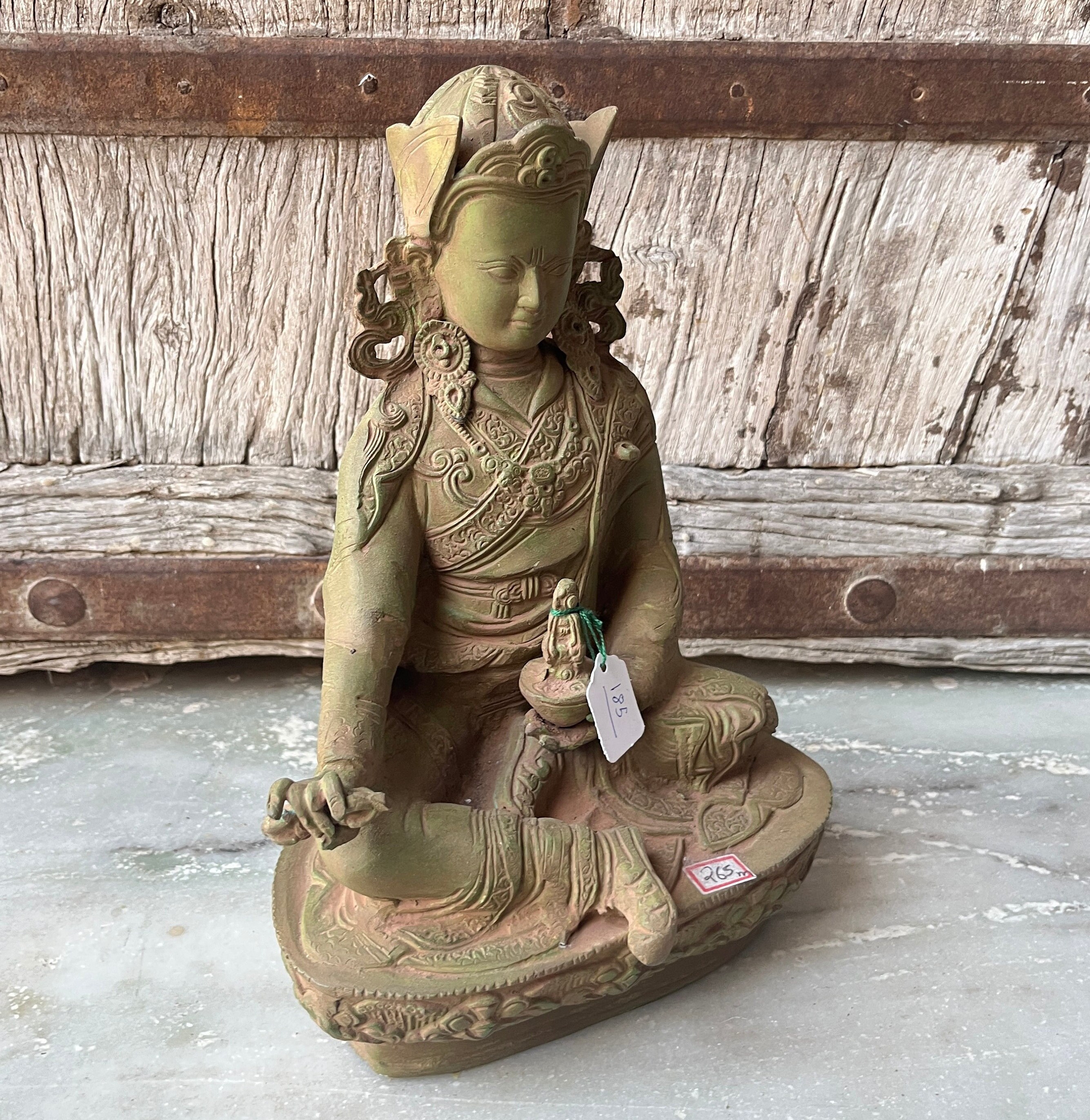 Spiritual Bronze Lord Buddha Sculpture, Old Tara Buddha Art, Buddha ...
