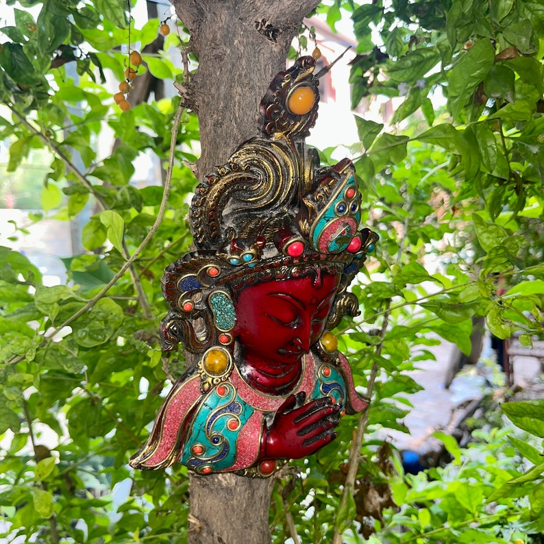 Hand Painted Welcoming Tara Wall Hanging, Wall Decor Gifts, Spiritual ...