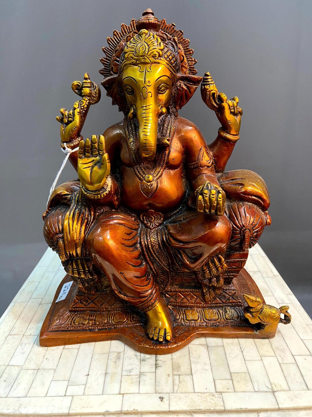Bronze Ganpati Idol, Good Luck God, Hindu God Deity, Home Décor Gifts ...