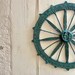 Marwari Carved Wall Clock in Brass, Wall Hanging, Handcrafted Wheel ...