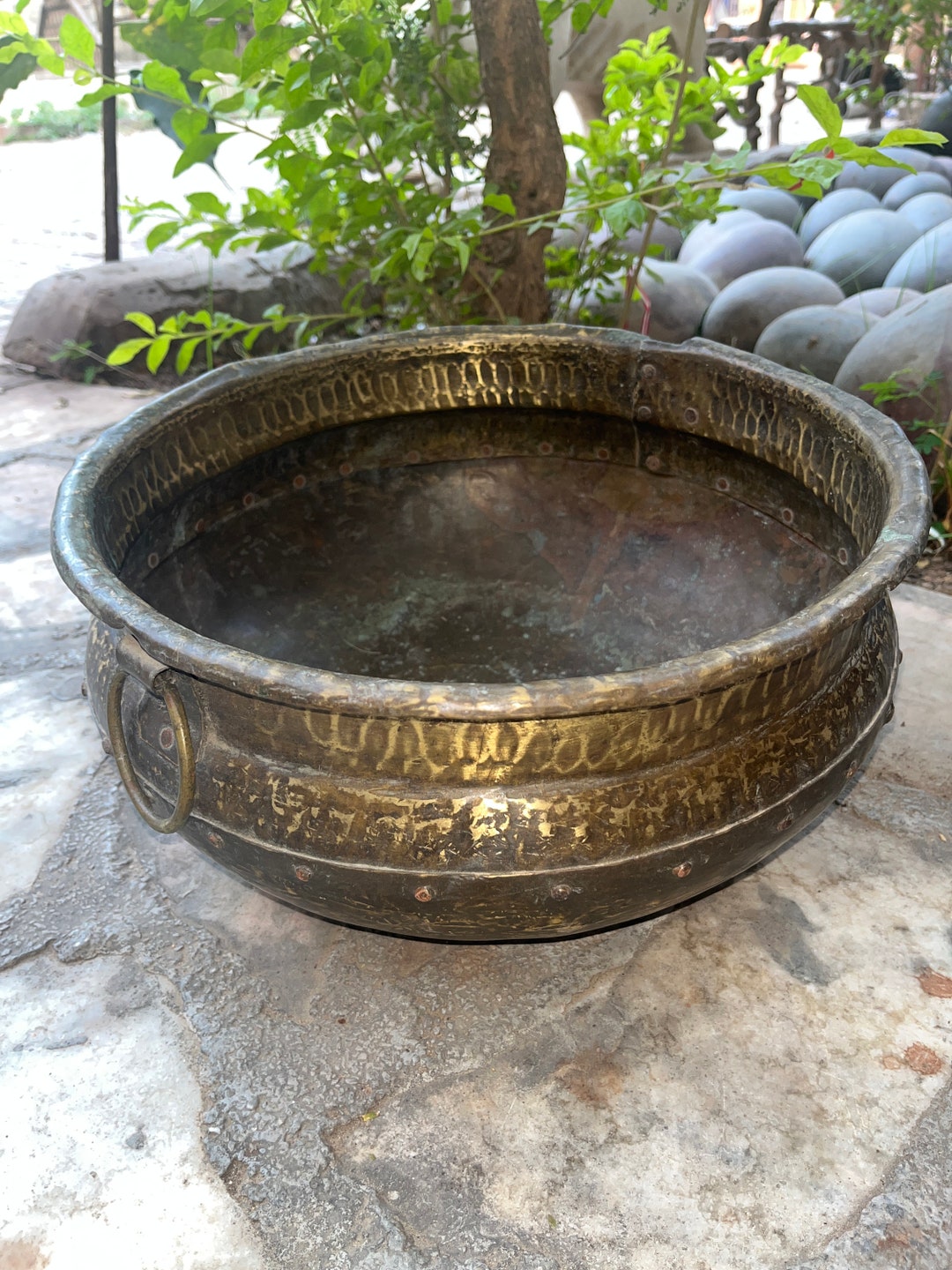 Bronze Traditional Cooking Uruli, Utensil Urli, Kerala Uruli, House ...