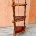 Hand Painted Wooden Corner Rack, Corner Shelf, Corner Unit, Shelf Table ...