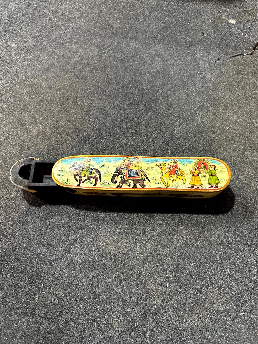 Traditional Handcrafted Hand Painted Vintage Bone Pen Case Box | Pen ...