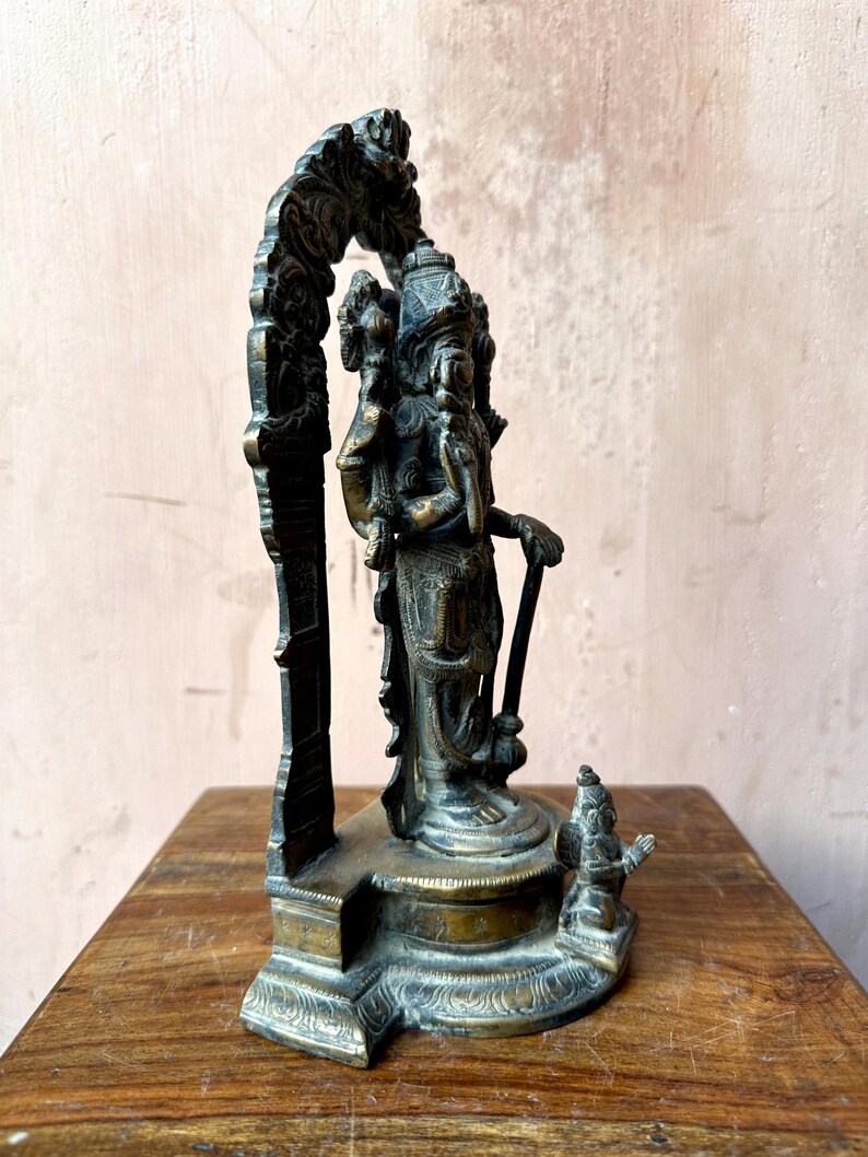 Bronze Ram Ji Statue, Lord Ram Idol, Strength & Bhakti, Ram Darbar ...