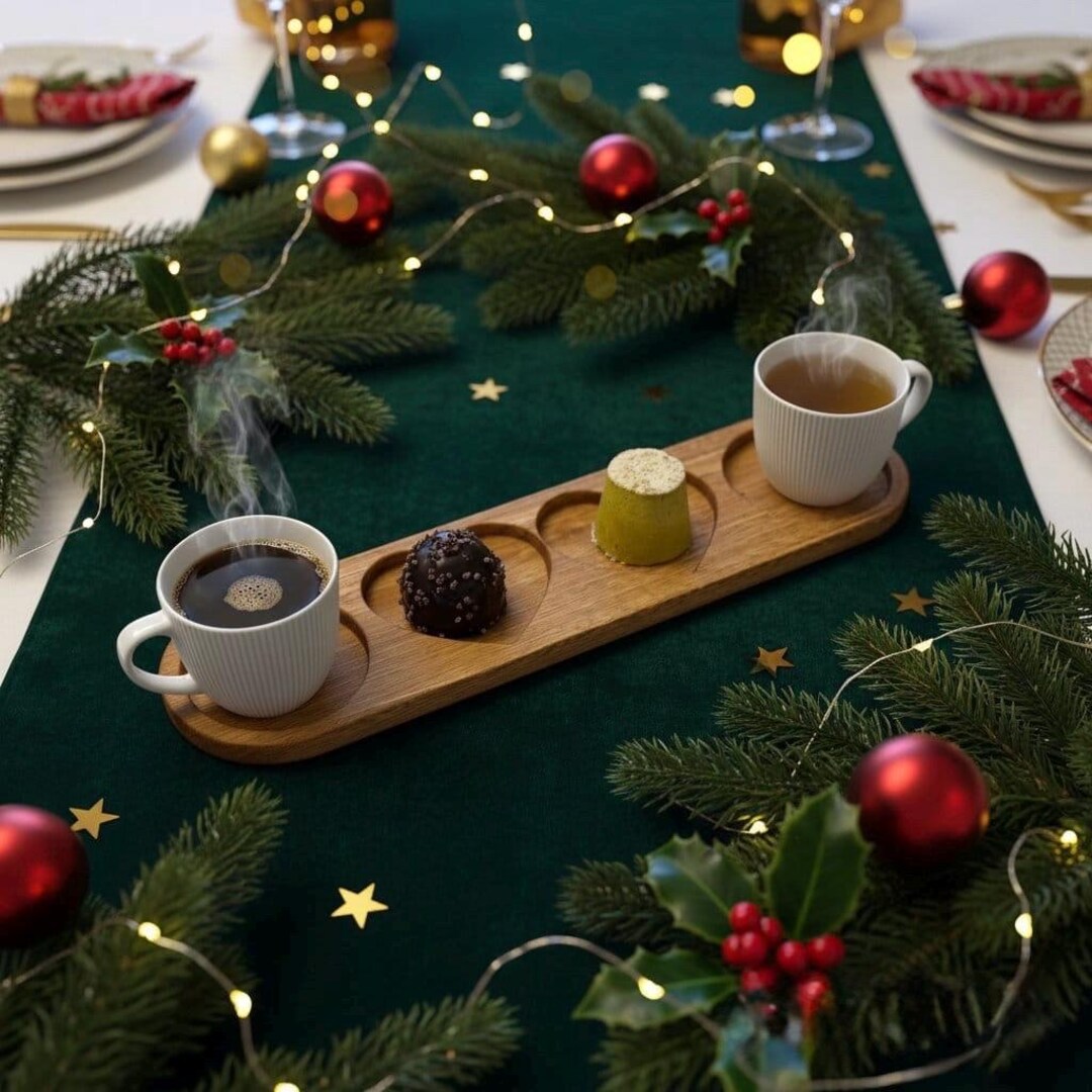 Coffee and Cake Tray, Appetizer Board, Heart-shaped Appetizer Platter ...