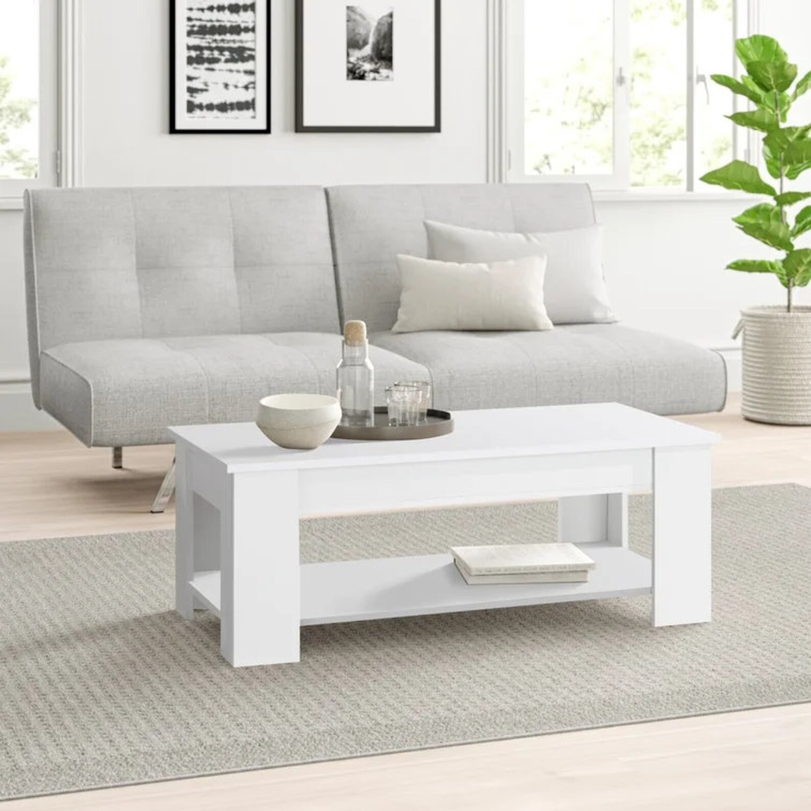Adrianne Lift Top Extendable Coffee Table With Storage - Etsy
