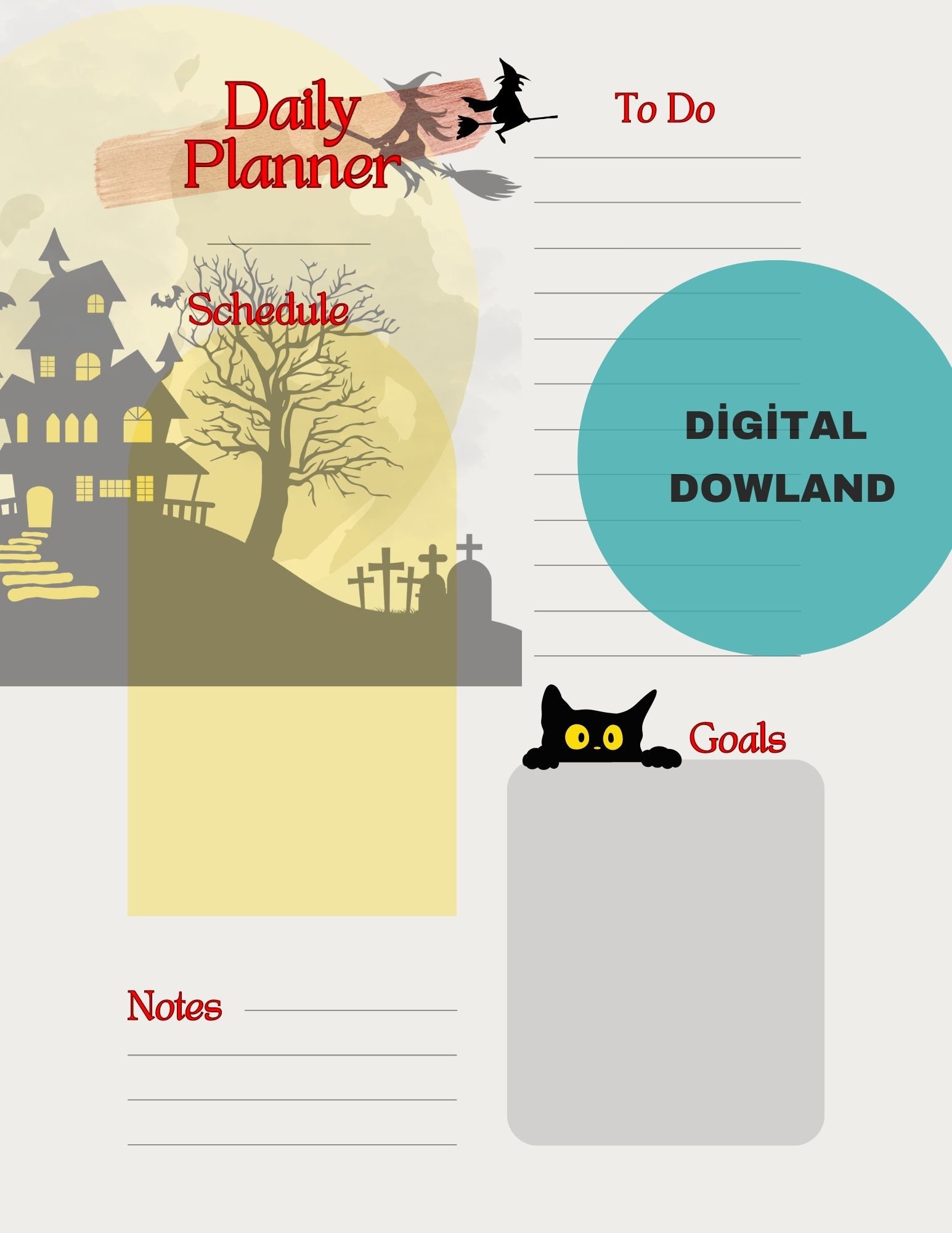 Printable Daily Planner Fillable Daily to Do List - Etsy