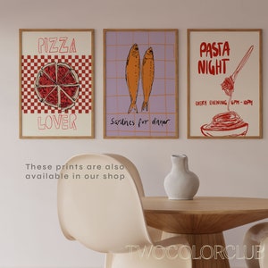 Pasta Night Poster Download, Italien Kitchen Digital Art,pasta Lover ...
