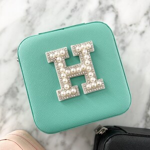 Personalized Jewelry Box Custom Letter Jewelry Box Bridesmaid Jewelry ...
