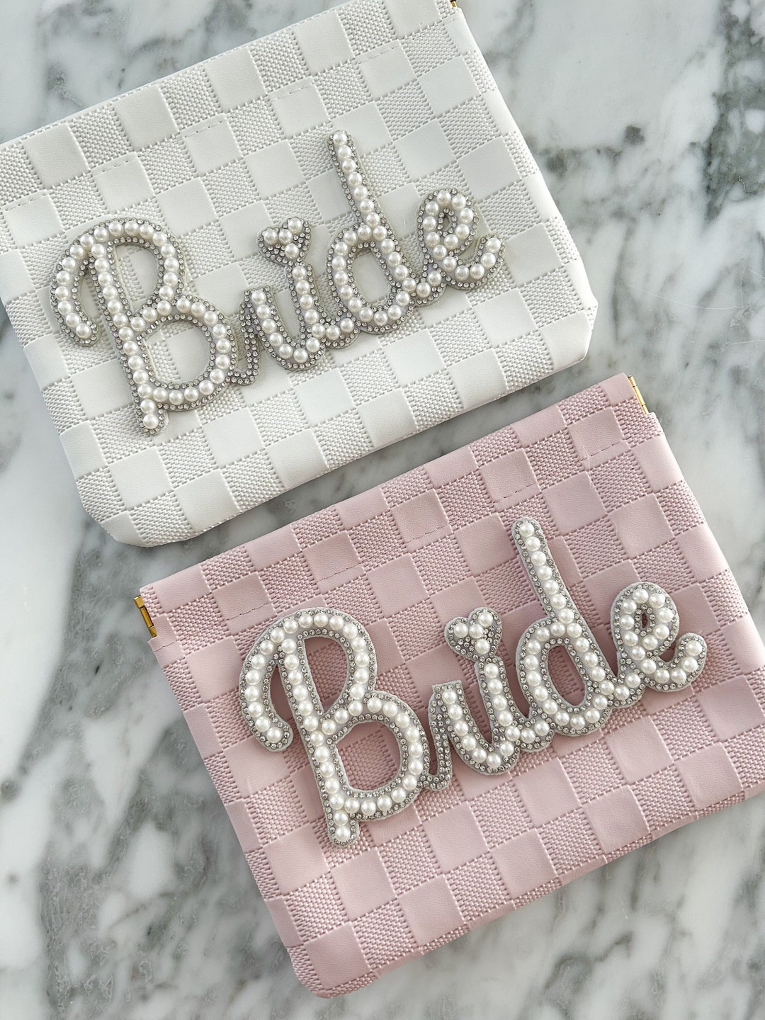 Bride Pouch Bag Small Cosmetic Bag Bride to Be Gift Bridal Shower Gift ...