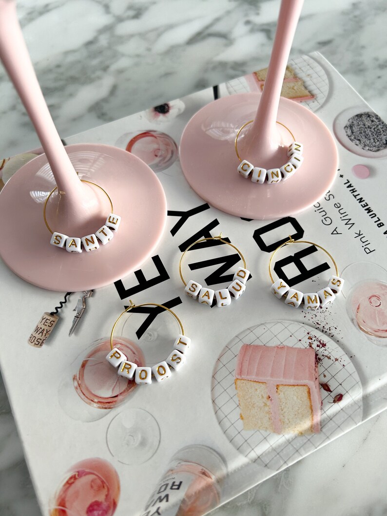Wine Glass Marker for Drink Glasses Charm for Wine Stem Charm Champagne ...