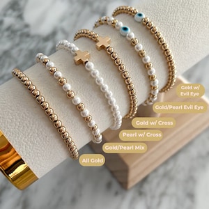 Evil Eye Cross Bracelet for Protection Jewelry for Women Religious ...