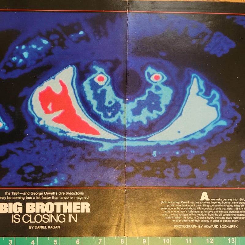 1984 Big Brother Poster - Etsy