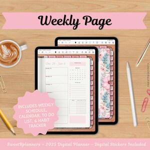 2025 Digital Planner, Goodnotes Planner, Noteshelf Planner, Digital ...