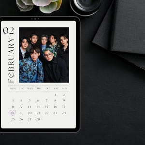 BTS Calendar | Bts 2025 Calendar | Bts Planner | Bts Calendar | Bts ...