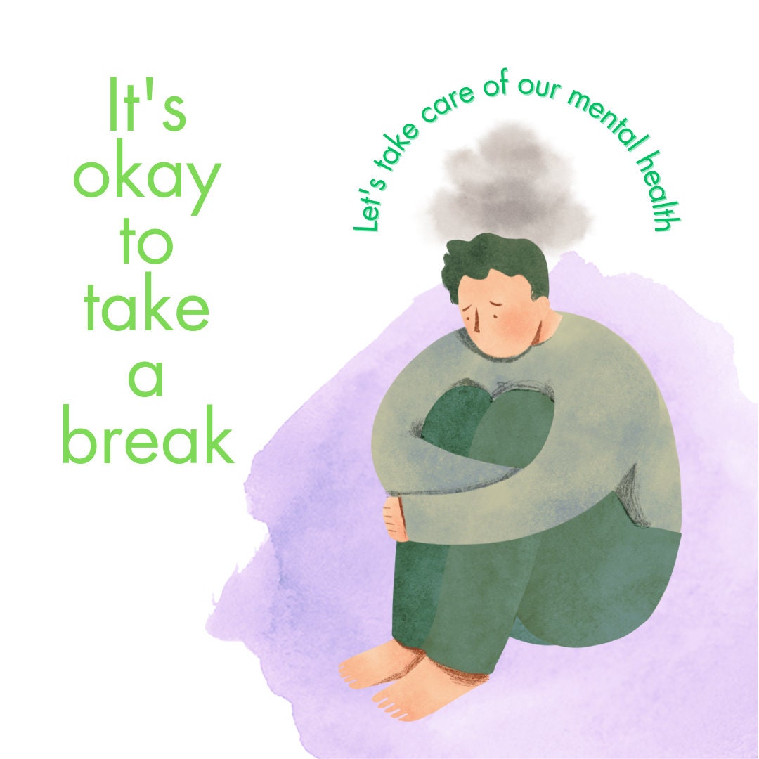 Mental Health Wellbeing Poster - Etsy