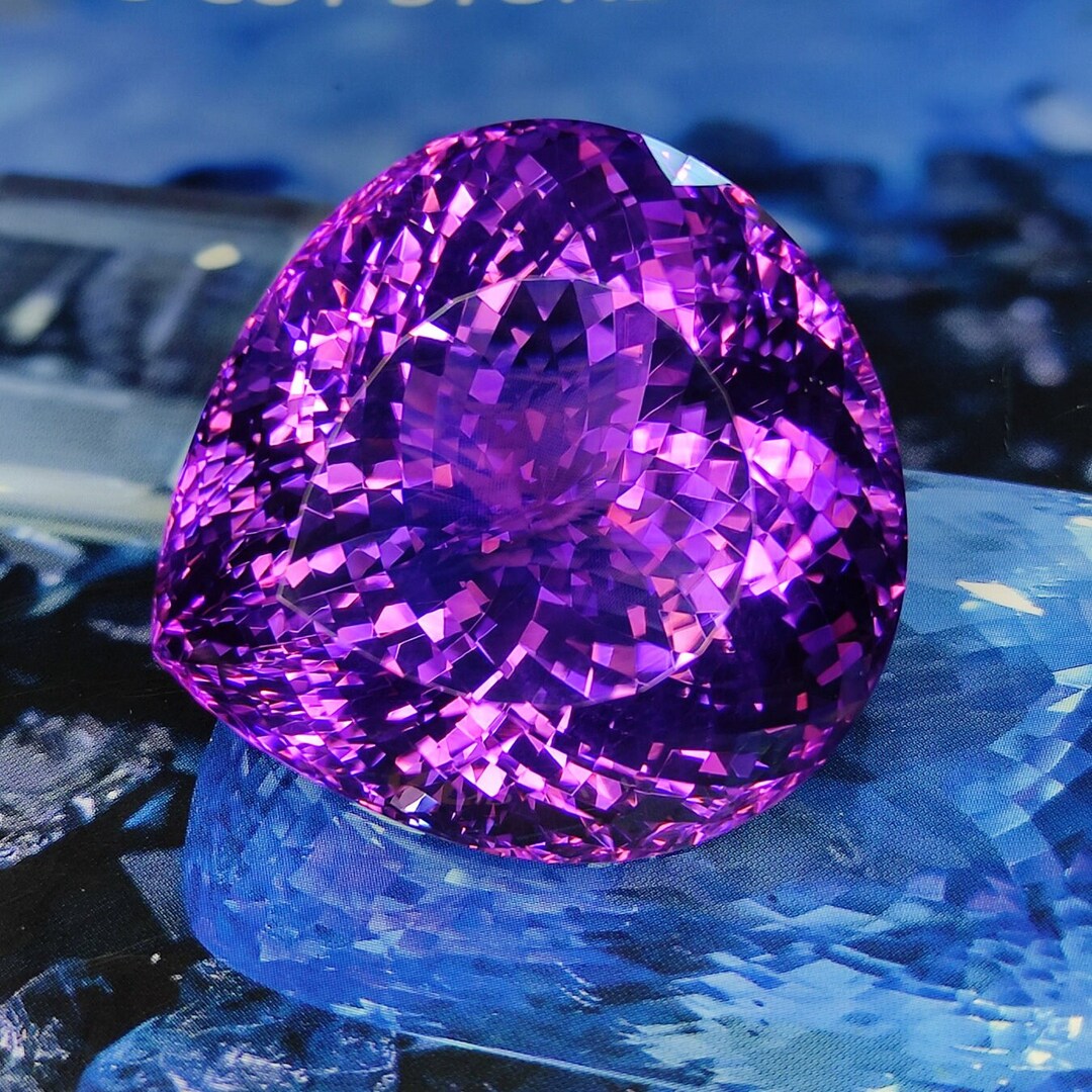 141 Amethyst Heart Shape Quality Loupe Clean Luxurious Size - Etsy