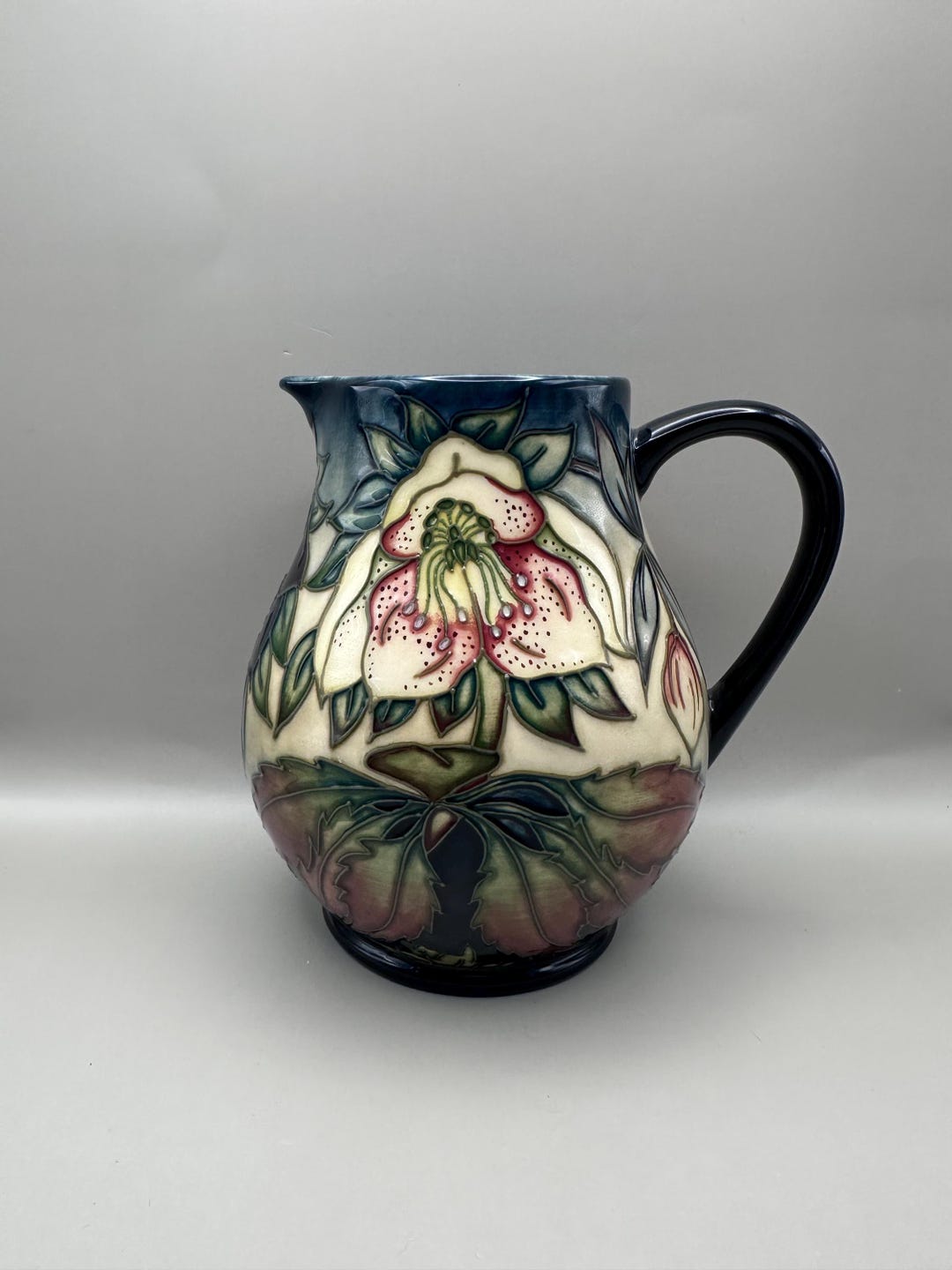 1999 Moorcroft Pottery Hellebore Design Jug. 14.5cm Tall Larger Jug - Etsy