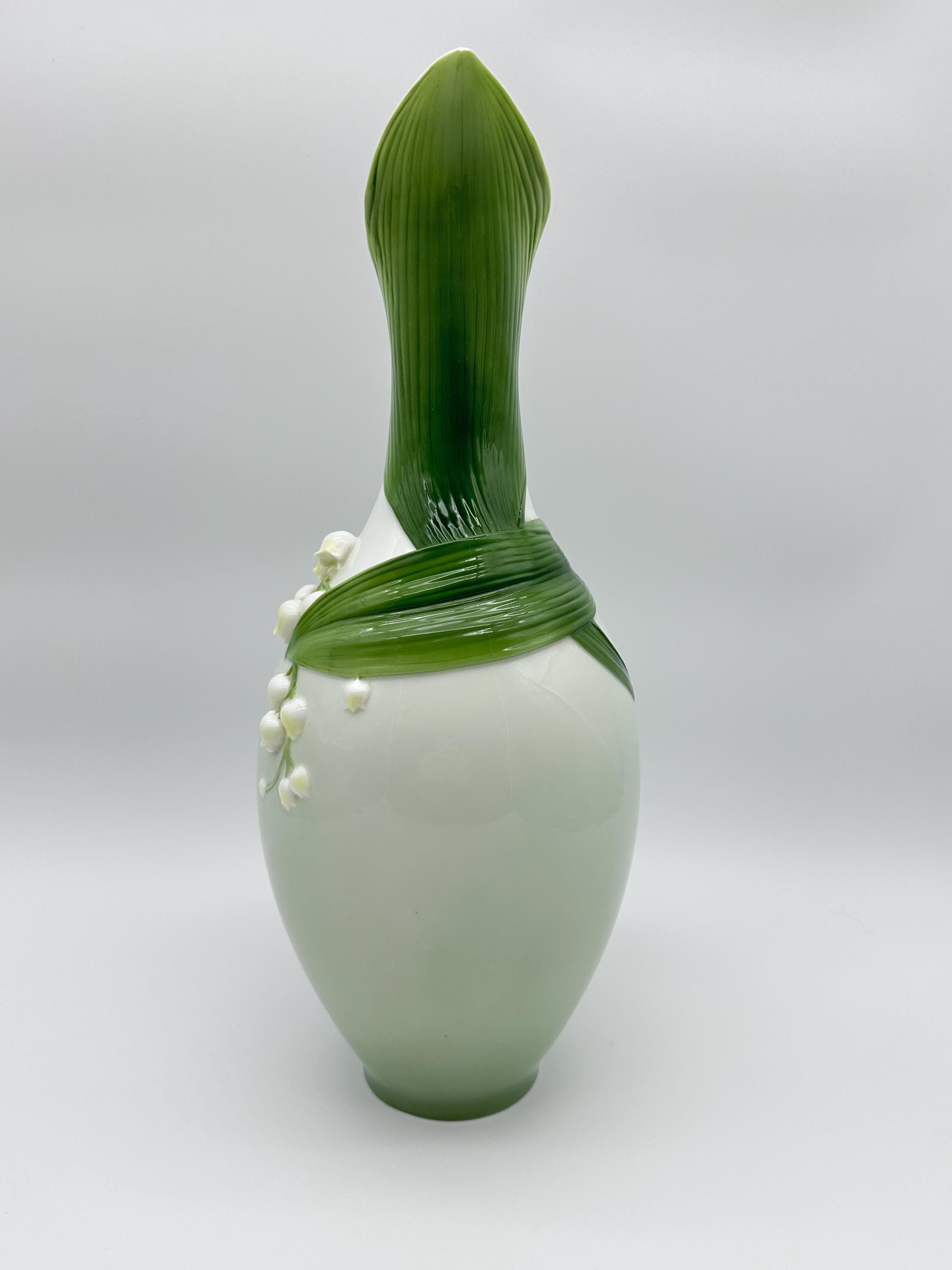 Vintage German Graff Lilly of the Valley Vase. 43cm Tall - Etsy