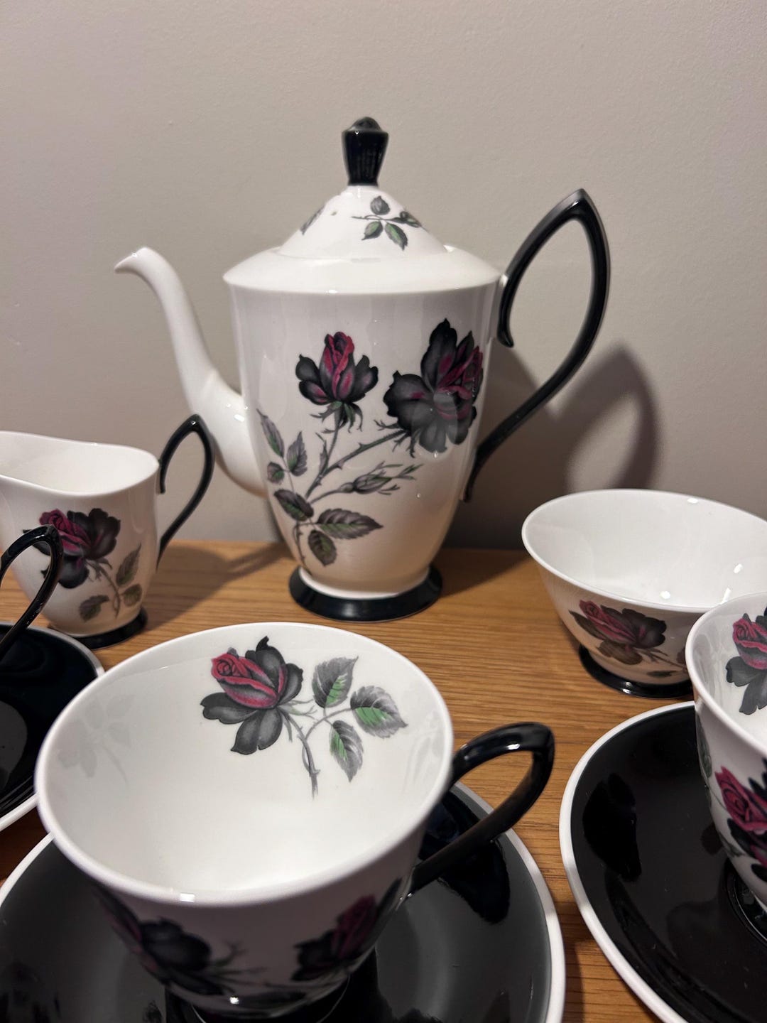Vintage British Royal Albert Masquerade Tea Set - Etsy