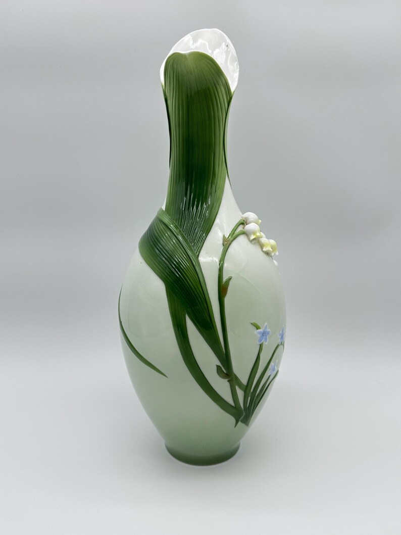 Vintage German Graff Lilly of the Valley Vase. 43cm Tall - Etsy