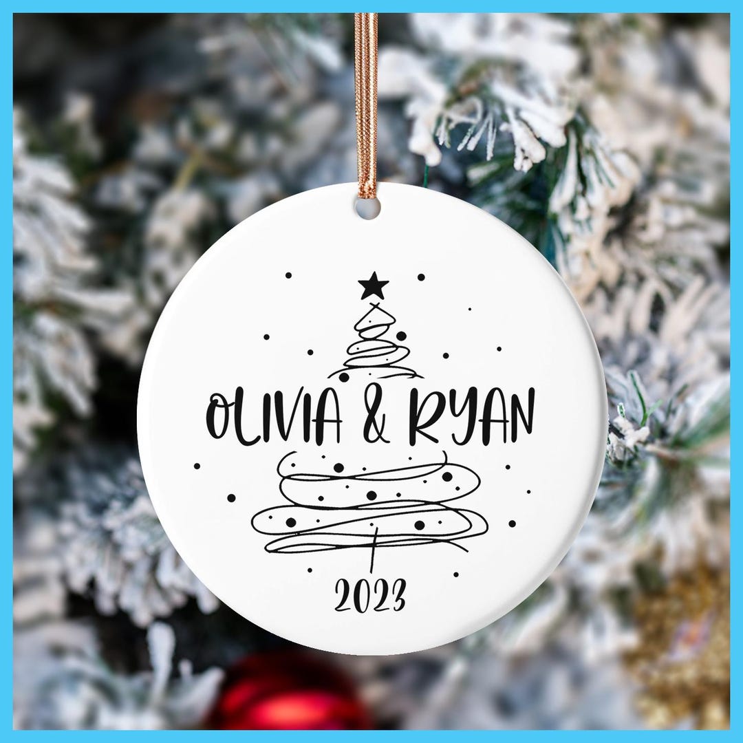 Personalized Christmas Tree Ornament Keepsake, Christmas Tree Ornament ...