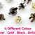 40 PCS Mix Color Magnetic Snaps 18mm for Handbag Clasp Button Metal ...