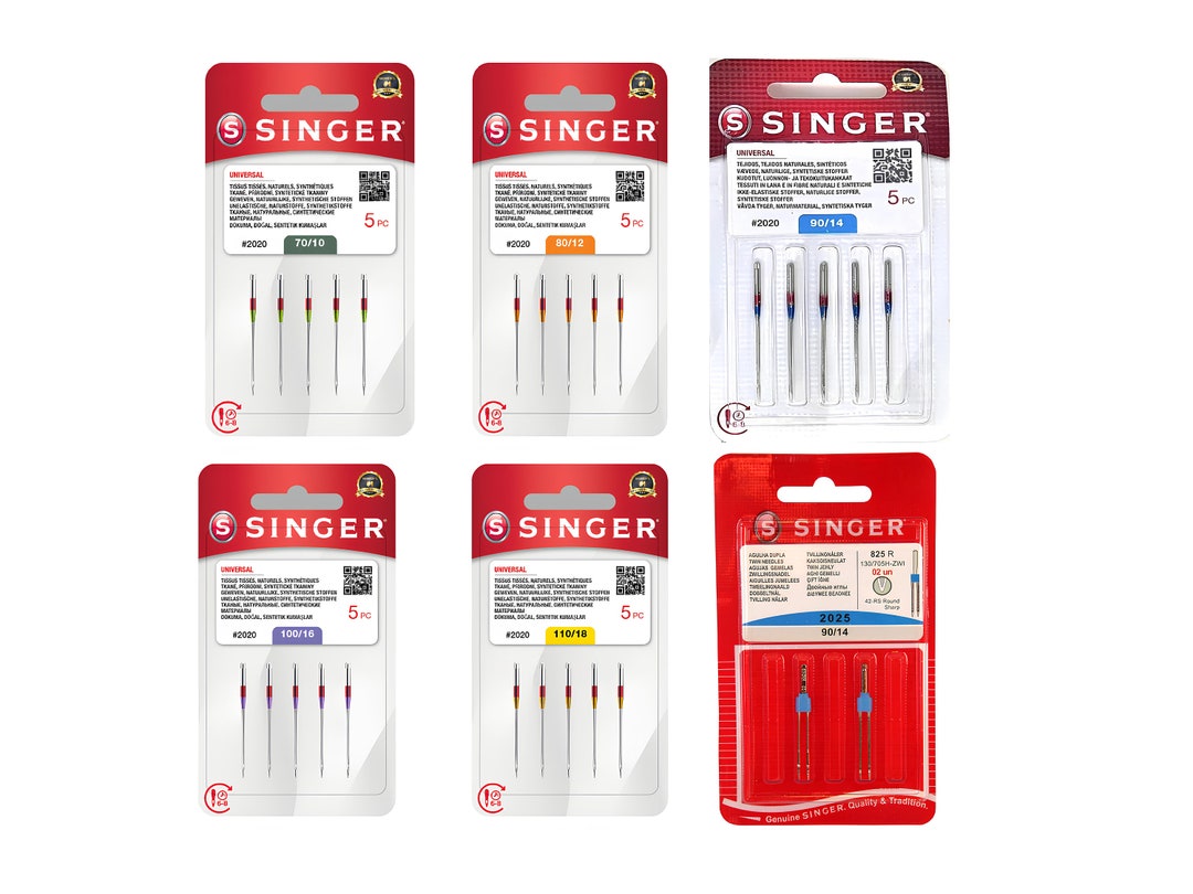 Singer Sewing Machine Needles 2020 for Fabrics Singer Assorted ...