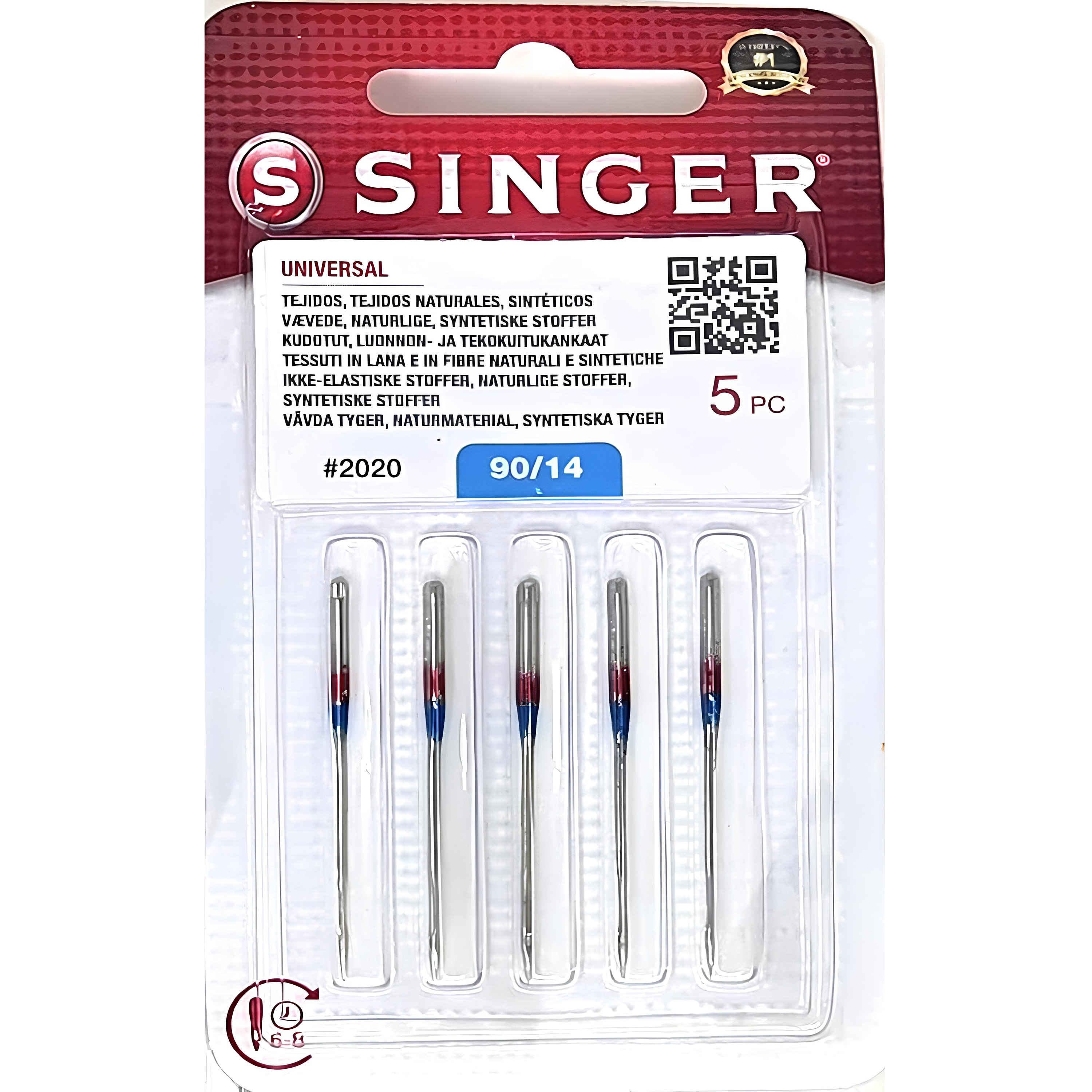 Singer Sewing Machine Needles 2020 for Fabrics Singer Assorted ...